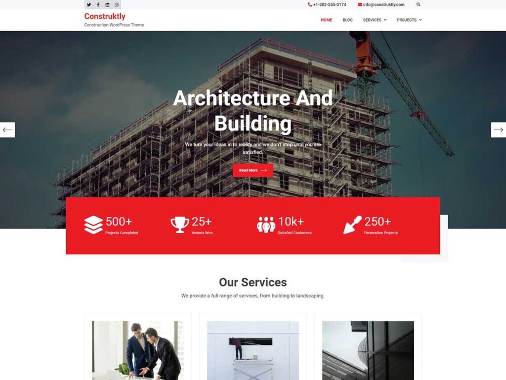 Construktly » The WordPress Construction Theme » Ascendoor