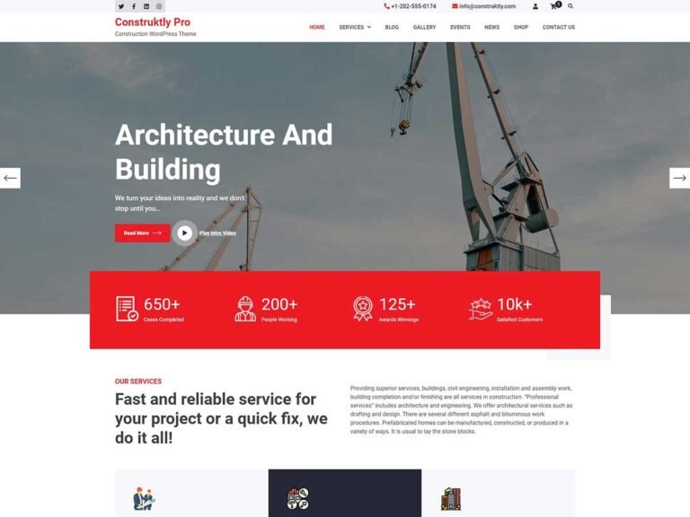 Construktly Pro » The WordPress Construction Theme » Ascendoor