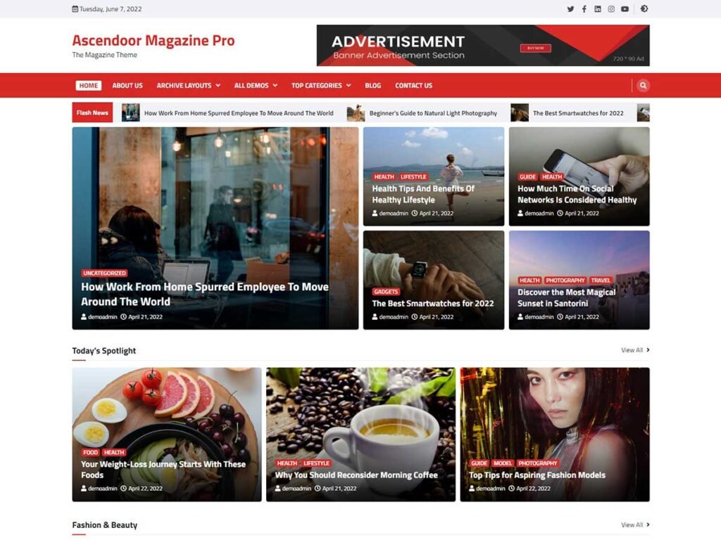 Ascendoor Magazine Pro » The WordPress Magazine Theme » Ascendoor